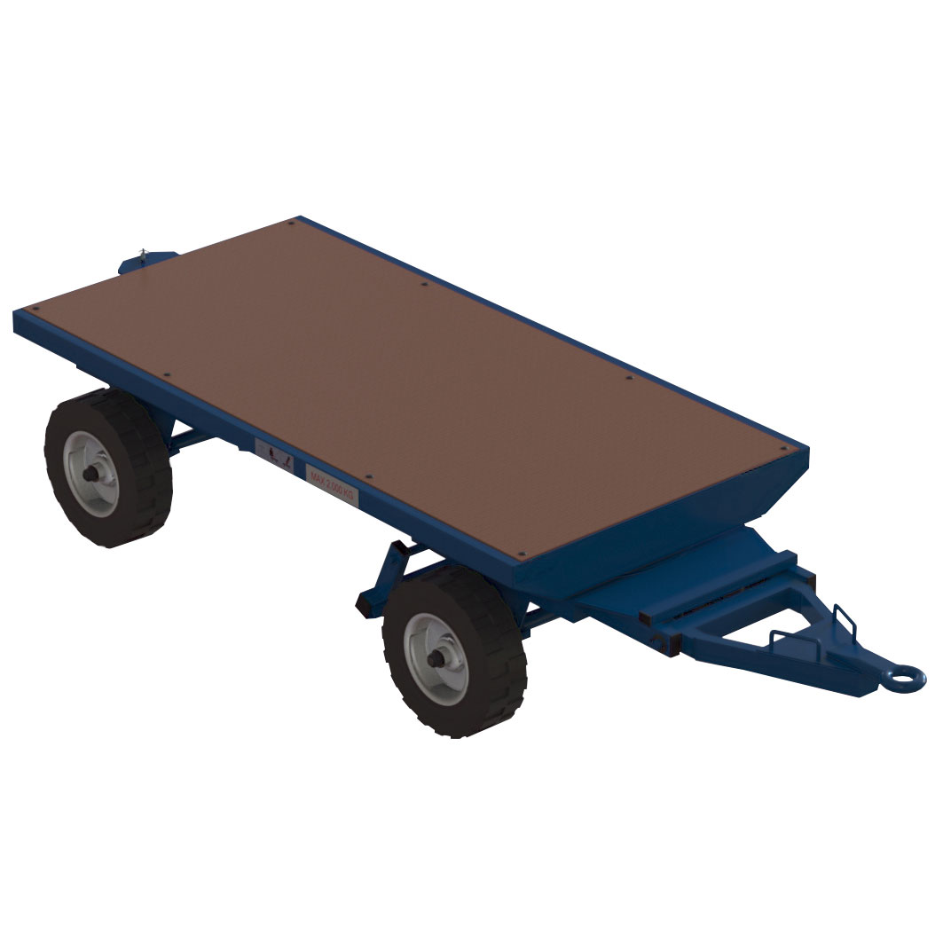 REMORQUE 2000KG TIMON COURT - Testud Chariots & Outillages